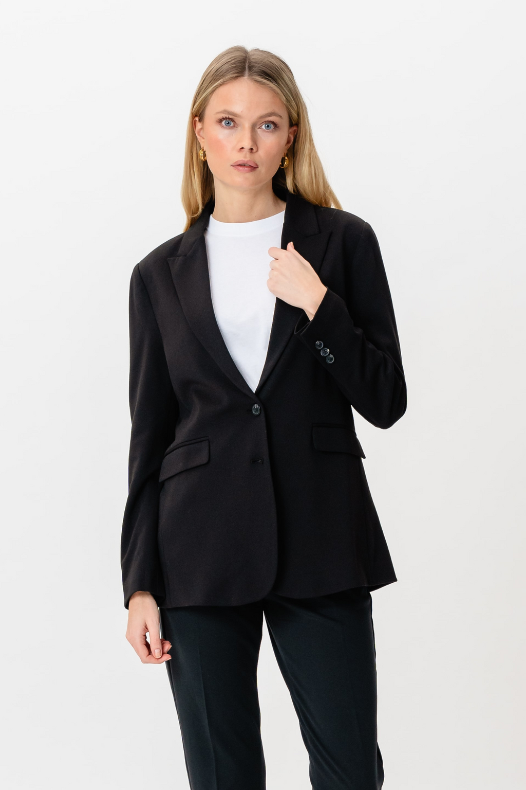 Klassisk fit Blazer - Sort | Blazer
