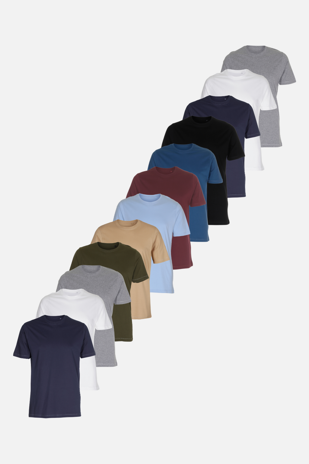 Køb Basic T-shirts som pakkeløsning (12 stk.) | TeeShoppen