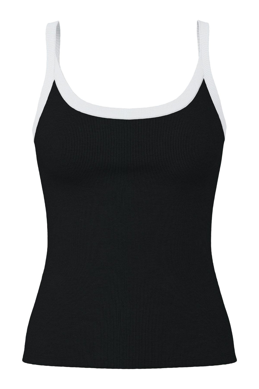 May Strap Top fra PIECES i Sort-Hvid | Køb hos TEESHOPPEN