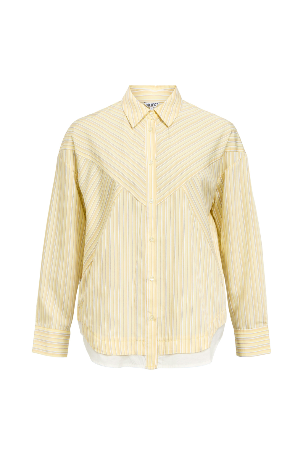 Juma Shirt - Sunlight fra Object | Gul Skjorte i Viskose til Dame