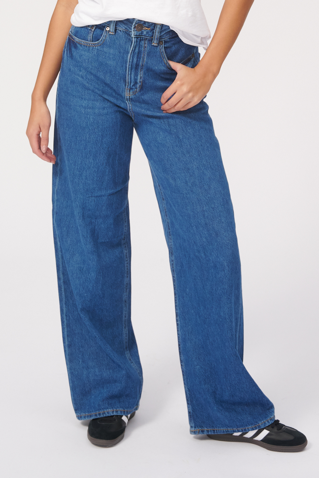 Stil og komfort: De Originale Performance Wide Jeans